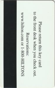 Hotel Card: Hilton - Blue (Hilton, United States of America(Hilton ...