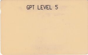 Phonecard: GPT LEVEL 5 (Test, Proof, Sample & Demo Cards, Cyprus(GPT ...