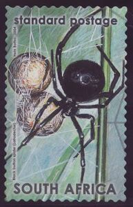 Stamp: Black Button Spider (Latrodectus) (South Africa(Spiders) Mi:ZA ...