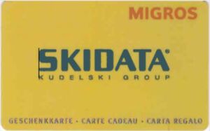 Gift Card: Skidata (Migros, Switzerland(Migros) Col:CH-MIG-1945-000-V8