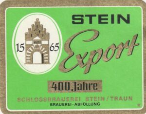 Drink Label: Stein Export (Schlossbrauerei Stein, Germany, Federal ...