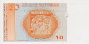 Banknote: 10 Convertible Maraka (Bosnia and Herzegovina(2007-2009 Issue ...