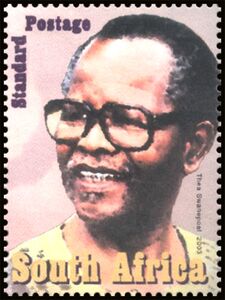 Selo: 10th Death's Anniversary of Oliver R. Tambo (1917-1993) (África ...