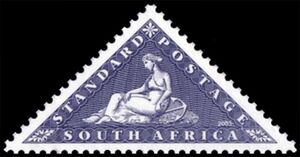 Stamp: Cape of Good Hope Triangle Stamp (South Africa(150th Anniversary ...