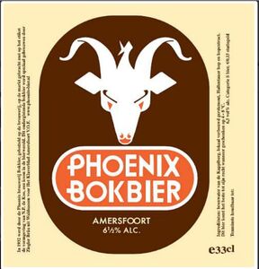 Drink Label: Phoenix Bokbier (Het Klaverblad Amersfoort V.O.F ...