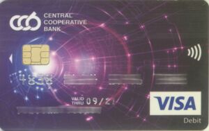 Bank Card: Central Cooperative Bank Visa Debit - 02/18 (Central ...