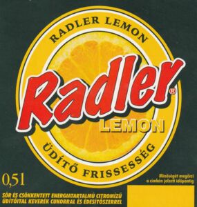 Drink Label: Radler Lemon (Pécsi Sörfözde, HungaryCol:HU-BEER-001566