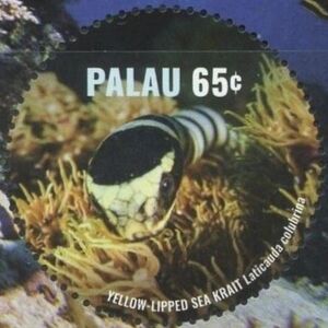 Stamp: Laticauda colubrina 4 (Palau(Snakes) Mi:PW 3740,Yt:PW 3154