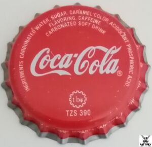 ฝาขวด: Coca-Cola (The Coca-Cola Company, แทนซาเนียCol:SO-TZ-00028