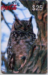 Phonecard: Coca-Cola - Owl - 05/10 (FAKE Hong Kong, Fake(Hong Kong ...