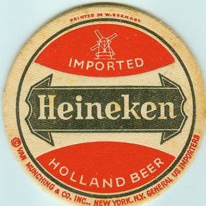 Beer Coaster: Heineken (Heineken, Netherlands(Heineken - U.S.A.) Col:NL ...