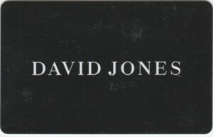 Gift Card: Plain Black Card (David Jones, Australia(David Jones) Col:AU ...