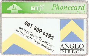 Phonecard: Anglo Direct (British Telecom, United Kingdom of Great ...