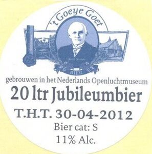 Etiqueta de bebida: 't Goeye Goet Jubileumbier (t Goeye Goet (in ...