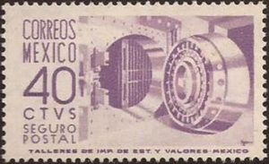 Stamp: Vault (Mexico(Insured Letter Stamps) Mi:MX PVZ16,Sn:MX G16,Yt:MX ...