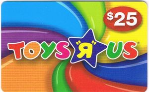 Gift Card: Toys R Us (Toys R Us, United States of America(Toys R Us ...
