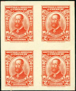Stamp: General Eugenio Garzon (1798-1851) (Uruguay(Monument to Gen ...