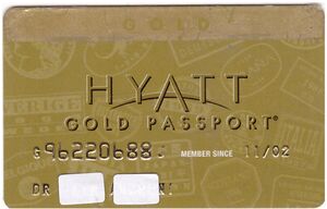 Hotel Card: Hyatt Gold Passport (Hyatt, United States of America(Grand ...