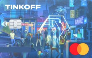 Bank Card: Tinkoff. Night city (Tinkoff Credit Systems, RussiaCol:RU-MC ...
