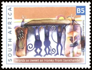 Stamp: Words as Sweet as Honey from Sankhambi (South Africa(Myths and ...