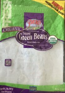 Food Label: Pero Family Green Beans (Pero Family Farms Food Co., United ...