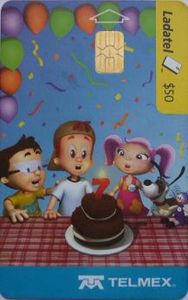 Phonecard: La Pandilla 7 Años (Telmex - Ladatel, Mexico(05 - Pandilla ...