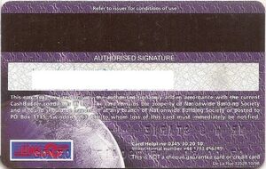 Bank Card: Nationwide (Nationwide, United Kingdom of Great Britain ...