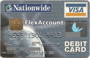 Bank Card: Nationwide (Nationwide, United Kingdom of Great Britain ...