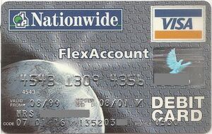 Bank Card: Nationwide (Nationwide, United Kingdom of Great Britain ...