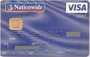 Bank Card: Nationwide (Nationwide, United Kingdom of Great Britain ...
