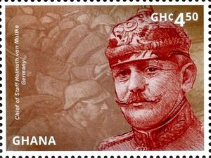 Stamp: Helmuth von Moltke (Ghana(100th anniv. of WW I - Generals and ...