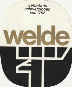Drink Label: Welde (Weldebrau GmbH & Co KG, Germany, Federal ...