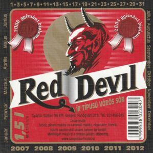 Drink Label: Red Devil (Sörker´96 Kft., HungaryCol:HU-BEER-002124
