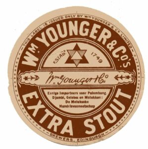 Drink Label: WM. Younger Extra Stout (WM. Younger and Company ...