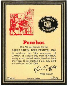 Drink Label: Penrhos (Pernos Brewery, United Kingdom of Great Britain ...