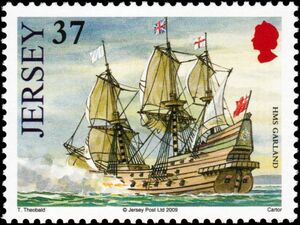 Stamp: Hms Garland (Jersey(Jersey Naval Connections (3rd series)) Mi:JE ...