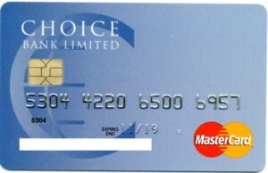 Bank Card: Choice Bank Limited (Choice Bank Limited, BelizeCol:BZ-MC ...