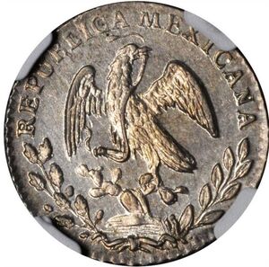 Coin: 1 Real (First Republic - Mexico) (Mexico(1824~1864 - 1st Republic) WCC:km372.8