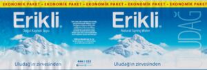 İçki Etiketi: Erikli, Doğal Kaynak Suyu - Ekonomik Paket (Erikli Su ve ...