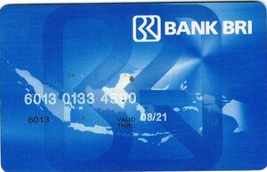Bank Card: BRI - Indonesia Map (BRI (Indonesia), IndonesiaCol:ID-GM-0089.06