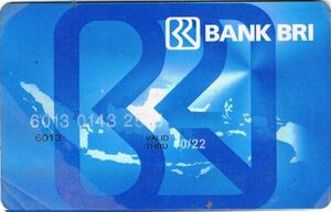 Bank Card: BRI - Indonesia Map (BRI (Indonesia), IndonesiaCol:ID-GM-0089.07