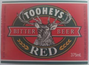 Drink Label: Tooheys Red (Tooheys, AustraliaCol:AU-BEER-000089