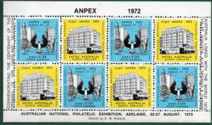 Stamp: ANPEX 1972 - Australian National Philatelic Exhibition ...