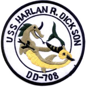 Decoração: DD-708. USS Harlan R Dickson DD-708 (Estados Unidos(U.S ...
