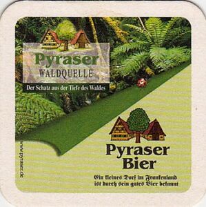 Beer Coaster: Pyraser (Pyraser Landbrauerei GmbH & Co. KG, Germany ...