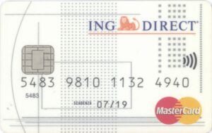 Bank Card: ING Direct MasterCard (ING DIRECT, ItalyCol:IT-MC-0088