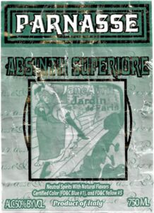 Drink Label: Parnasse Absinth Superiore (Distilleria Cristiani S.r.l ...