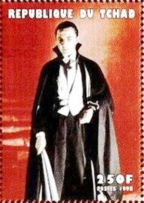 Stamp: Dracula (Chad(Bela Lugosi as Dracula) Mi:TD 1779,Sn:TD 773e