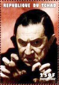 Stamp: Dracula (Chad(Bela Lugosi as Dracula) Mi:TD 1782,Sn:TD 773h