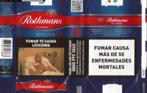 Cigarette Pack: Rothmans (ArgentinaCol:AR-CT-0554